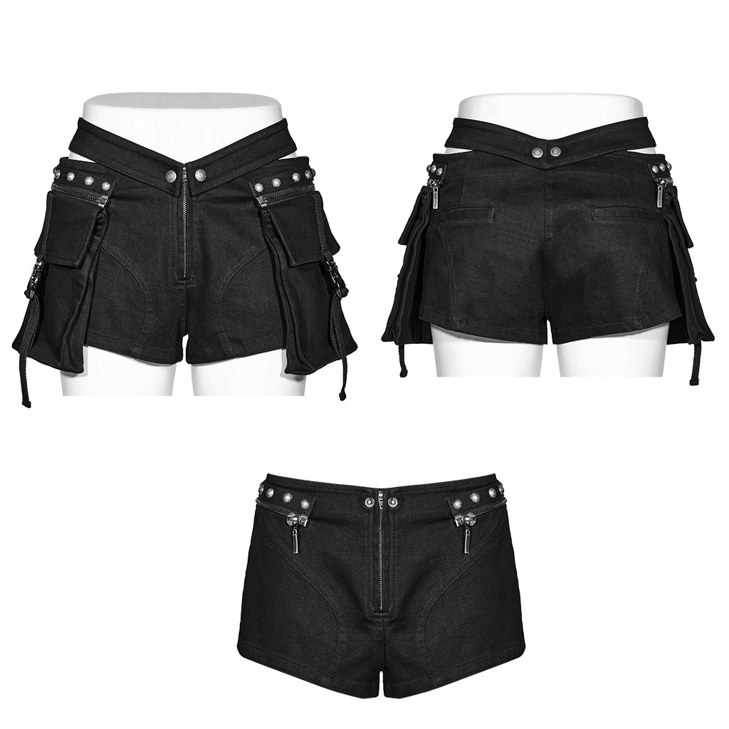 Punk Rave Cerys Shorts With Removable Pockets - Size UK 8 Left Only ...