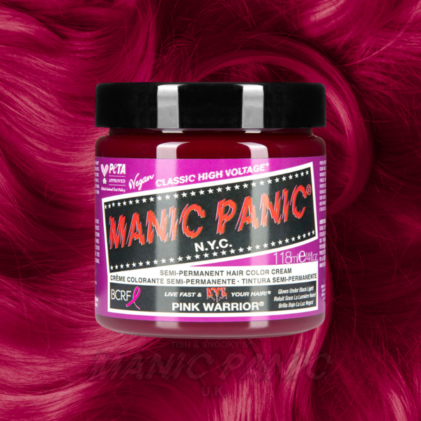 Manic Panic Classic Cream Hair Colour - Pink Warrior – Kate's Clothing