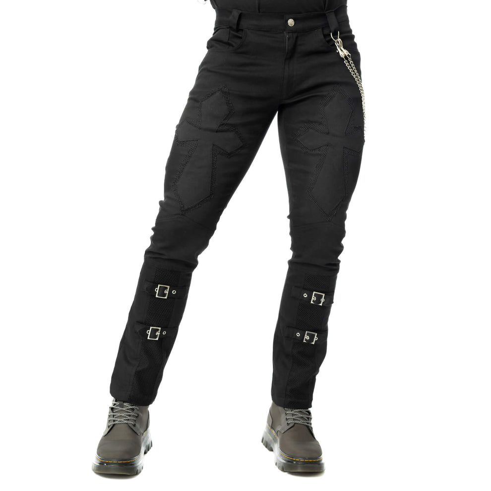 Poizen Industries Sanctified Sins Pants Black | Gothic Mens Trousers ...