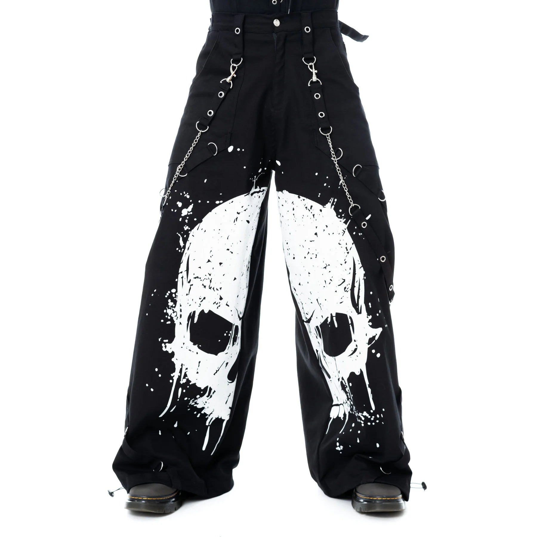 Poizen Industries Undead Pants | Unisex Gothic Skull Trousers
