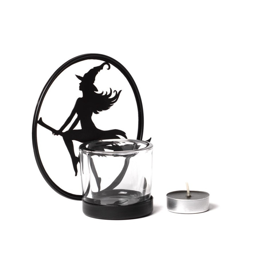 Alchemy Gothic Witch by Moonlight T-Light Holder – Lunar Witch Candle ...